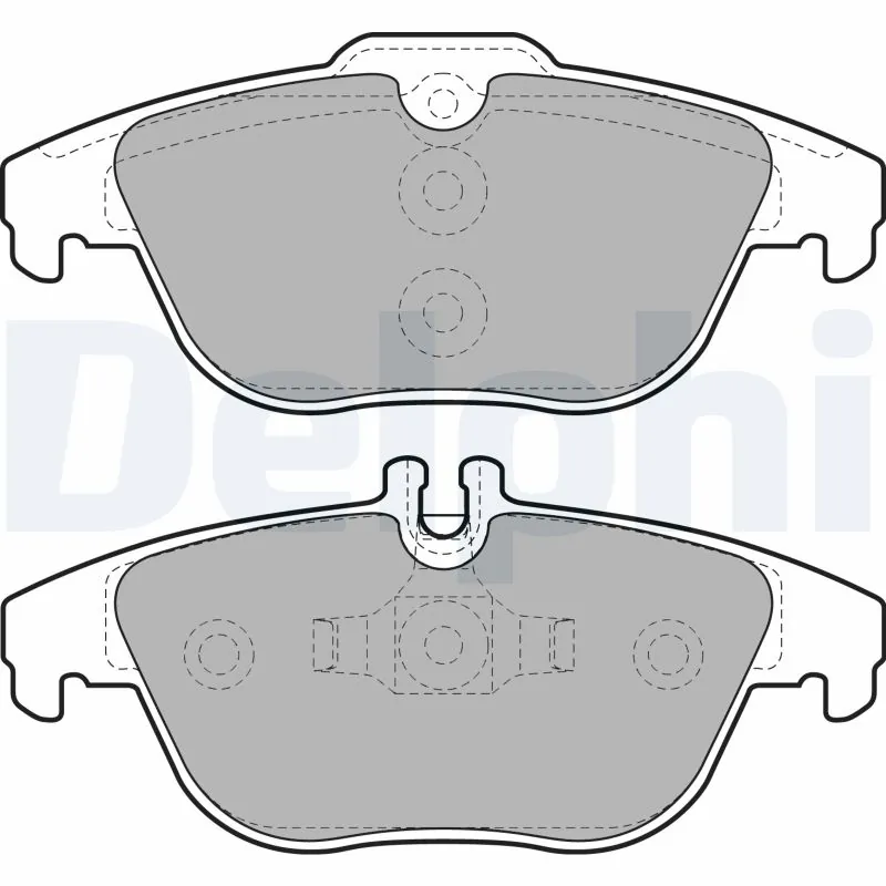 LP2029 Delphi Колодки тормозные задние дисковые